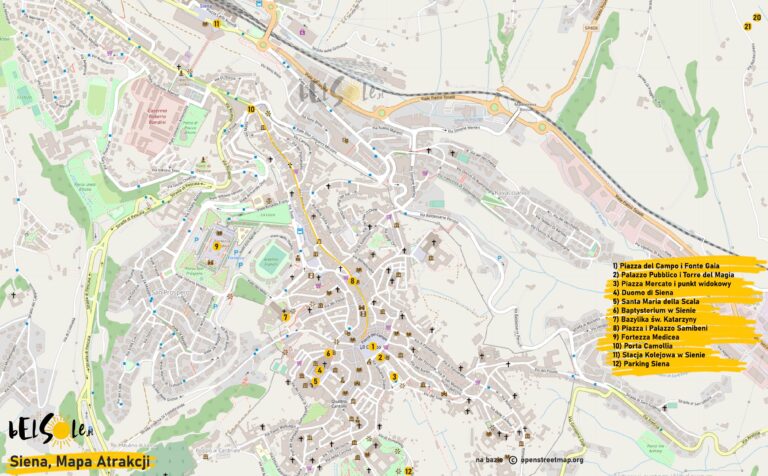 Top 13: Siena, najlepsze atrakcje. Co zobaczyć? Przewodnik po Sienie ...