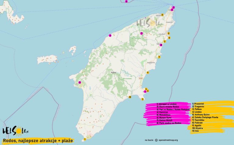 Top 12: Rodos, NAJLEPSZE atrakcje, przewodnik i poradnik - BelSole