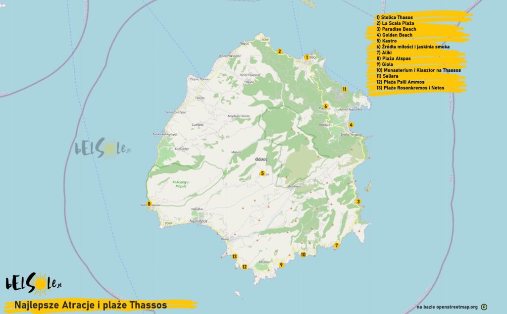 13 najpiękniejsze plaże i atrakcje Thassos (Tazos). Co zobaczyć na ...