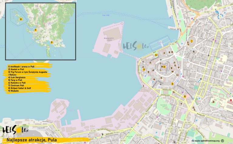 11 najlepsze atrakcje, PULA i okolice. Co zobaczyć i zwiedzić w Puli ...