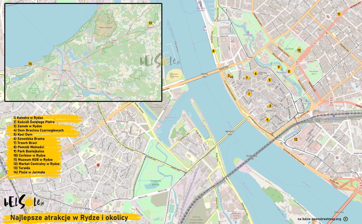 14 najlepsze atrakcje, Ryga i okolice. Co zobaczyć w Rydze? Zimnioki ...