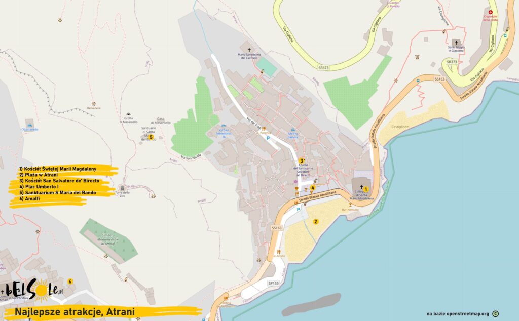 Co zobaczyć w Atrani? Najlepsze atrakcje turystyczne Atrani - BelSole