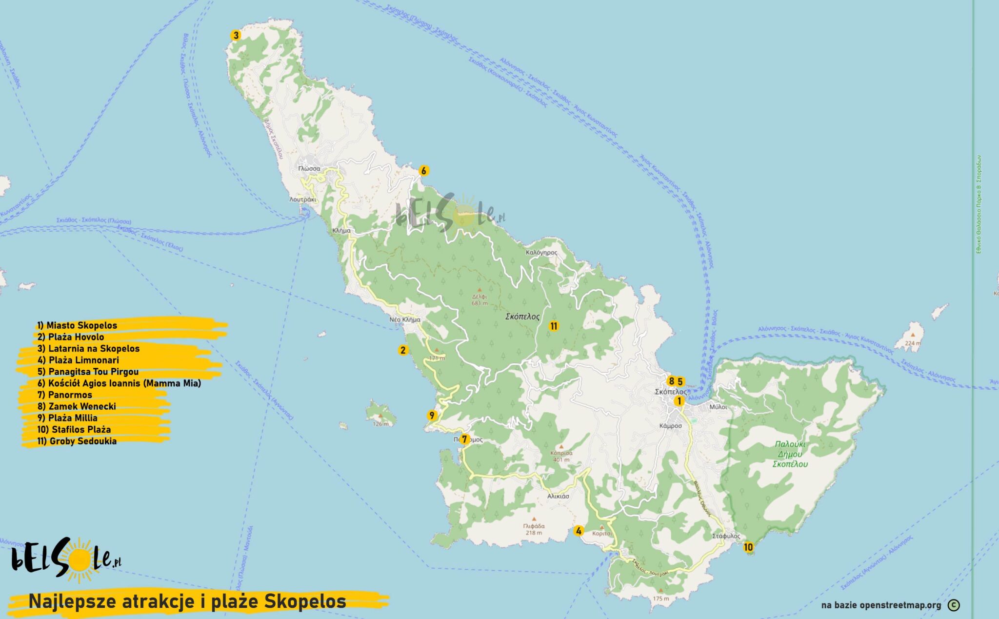 11 najlepsze atrakcje i plaże Skopelos. Co zobaczyć na Skopelos? Jakie ...